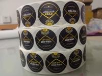 China OEM Perfume Bottle Sticker Label Custom Logo CMYK Print Die Cut Stickers for sale
