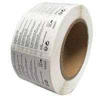 China Vinyl Paper Seal Sticker Label Waterproof For Food Labelling Packaging for sale
