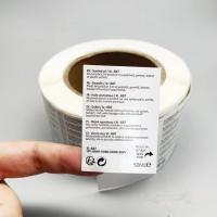 China Vinyl Paper Seal Sticker Label Waterproof For Food Labelling Packaging for sale