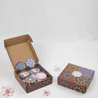 China Luxury Seal Sticker Label Cardboard For Candles Recycled Materials for sale