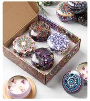China Luxury Seal Sticker Label Cardboard For Candles Recycled Materials for sale