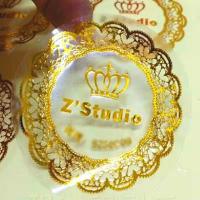 China transparent Custom Die Cut Labels Vinyl Material Waterproof for sale