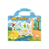 China art paper Hardcover Book Printing Usborne Custom Sticker Book For Kids for sale
