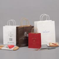 China Offset Printing Craft Pink Gift Bag With Hand Length Handle for sale