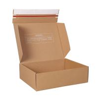 China kraft paper Corrugated Mail Box slot Cardboard Shipping Boxes for sale