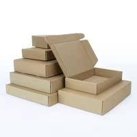 China Bulk Cheap Custom Logo Blank Kraft Cardboard Paper Boxes For Packaging for sale