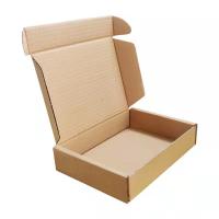 China Bulk Cheap Custom Logo Blank Kraft Cardboard Paper Boxes For Packaging for sale