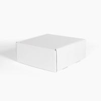 China Wholesale Logo Custom Mailer Packaging Small Folding Cardboard Box White Package Box Corrugated Board Paper Box for sale