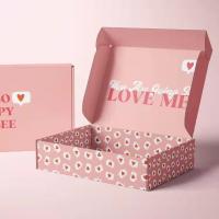 China Custom Corrugated Gift Fold Box OEM Factory Eco Friendly Shipping Paper Mailer Box Packaging With Logo for sale