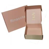 China Custom Corrugated Gift Fold Box OEM Factory Eco Friendly Shipping Paper Mailer Box Packaging With Logo for sale