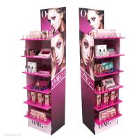China custom cardboard counter top display boxes cardboard cosmetic product display stands for sale