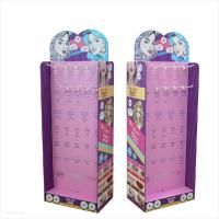 China custom cardboard counter top display boxes cardboard cosmetic product display stands for sale