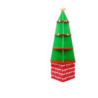 China cardboard book paperboard floor display stand cardboard shipper display christmas tree cardboard display for sale