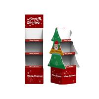 China cardboard book paperboard floor display stand cardboard shipper display christmas tree cardboard display for sale