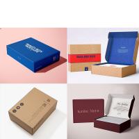 China Custom Logo Printed Corrugated Cardboard Shipping Box Gift Paper for sale
