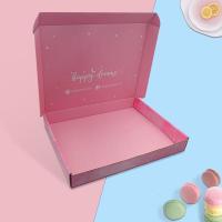 China pink plain Custom Printed Shipping Boxes 12x12x6 Recyclable for sale