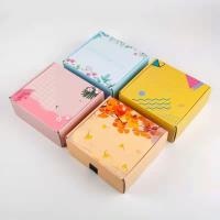 China Pastel Beige Clothing Shipping Boxes Paperboard Corrugated Board for sale