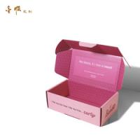 China Colored Mailer Corrugated Cardboard Shipping Box Durable With Logo Printed for sale