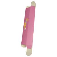 China Custom logo print cardboard paper auto lock cosmetic makeup packaging lipstick lip gloss lipgloss box for sale