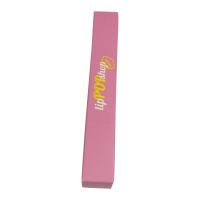 China Custom logo print cardboard paper auto lock cosmetic makeup packaging lipstick lip gloss lipgloss box for sale