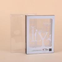 China Perfume Cosmetic Packaging Box Folding PET PVC PP Clear Plastic for sale