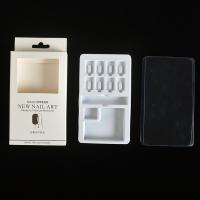 China OEM ODM Cosmetic Packaging Box Artificial False Nail Storage Box for sale