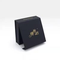 China black clamshell Cosmetic Packaging Box magnet For Press On Nails for sale