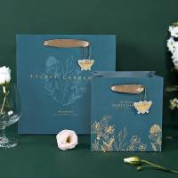 China Wholesale Custom Printed Logo Luxury Shopping Gift Paper Bags With Handle for sale