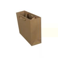 China luxury custom printed paper gift shopping bag brown kraft paper bag with your own logo for clothing jewelry for sale
