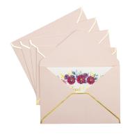 China Emerald Flat Embossed Uv Gold Hot Stamping Gift Bag envelope for sale