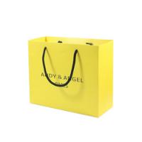 China Clothing Gift Jewelry Custom Printed Paper Bags 150gsm 210gsm 250gsm Thickness for sale
