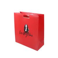 China Clothing Gift Jewelry Custom Printed Paper Bags 150gsm 210gsm 250gsm Thickness for sale