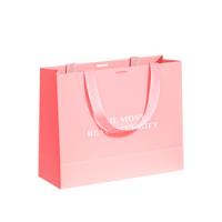 China Food Grade Paper Kraft Christmas Gift Bags 230gsm 250gsm Ribbon Handle for sale
