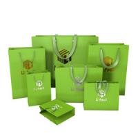 China Luxury Custom Printed Paper Bags For Wine Retail Shopping for sale