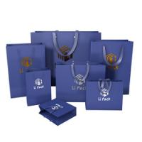 China Coated Paper Custom Printed Gift Bags With Handle Offset printing for sale