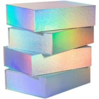 China Rectangle Rigid Cardboard Box , Practical Magnetic Closure Rigid Boxes for sale