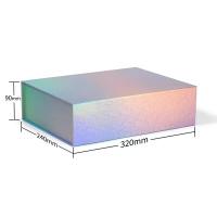 China Rectangle Rigid Cardboard Box , Practical Magnetic Closure Rigid Boxes for sale