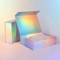 China Rectangle Rigid Cardboard Box , Practical Magnetic Closure Rigid Boxes for sale
