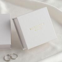 China Magnetic Jewelry Rigid Packaging Box Luxury With Hot Stamping Logo for sale