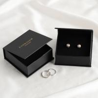 China Magnetic Jewelry Rigid Packaging Box Luxury With Hot Stamping Logo for sale