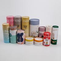 China Kraft Paper Tube Packaging , Food Grade Cardboard Cylinder Container For Tea for sale