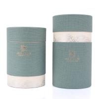 China Round Kraft Paper Tube Box , Cardboard Cylinder Box With UV Coating Varnishing for sale