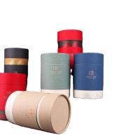 China Round Kraft Paper Tube Box , Cardboard Cylinder Box With UV Coating Varnishing for sale