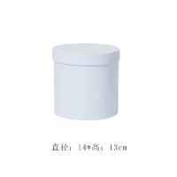 China Customized Cardboard Flower Cylinder Box With Gold Hot Stamp for sale