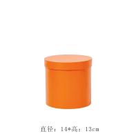China Customized Cardboard Flower Cylinder Box With Gold Hot Stamp for sale