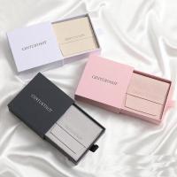 China Custom Jewelry Rigid Packaging Box With Velvet Pouch Bags For Earring Necklace Bracelet for sale