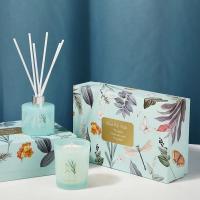China Custom Print Logo Candle Jar With Box Cardboard Rigid Packaging Box for sale