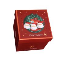 China Custom Printing Christmas Ornament Packaging Boxes Recyclable With Lid And Base Box for sale