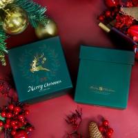 China Custom Printing Christmas Ornament Packaging Boxes Recyclable With Lid And Base Box for sale