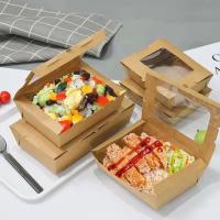 China Eco Fold Type Food Packaging Box Custom Fast Food Takeaway Boxes for sale